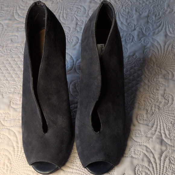 Halogen | Shoes | Halogen Dark Navy Peeptoe Heels See Pics For Color ...